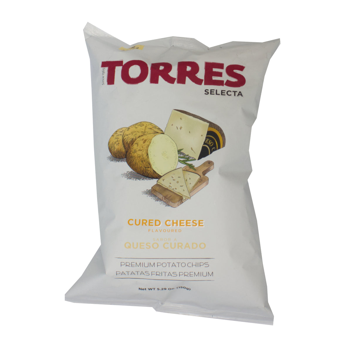 Torres Selecta - Queso Curado Cured Cheese Potato Crisps - 150g – R ...