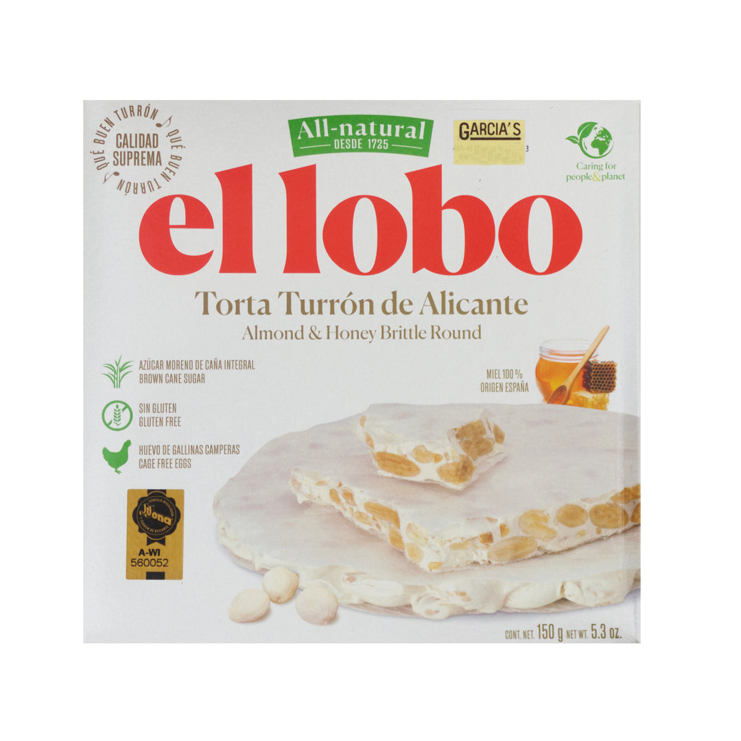 Torta Turron De Alicante - Almond & Honey - El Lobo - 150g – R Garcia ...